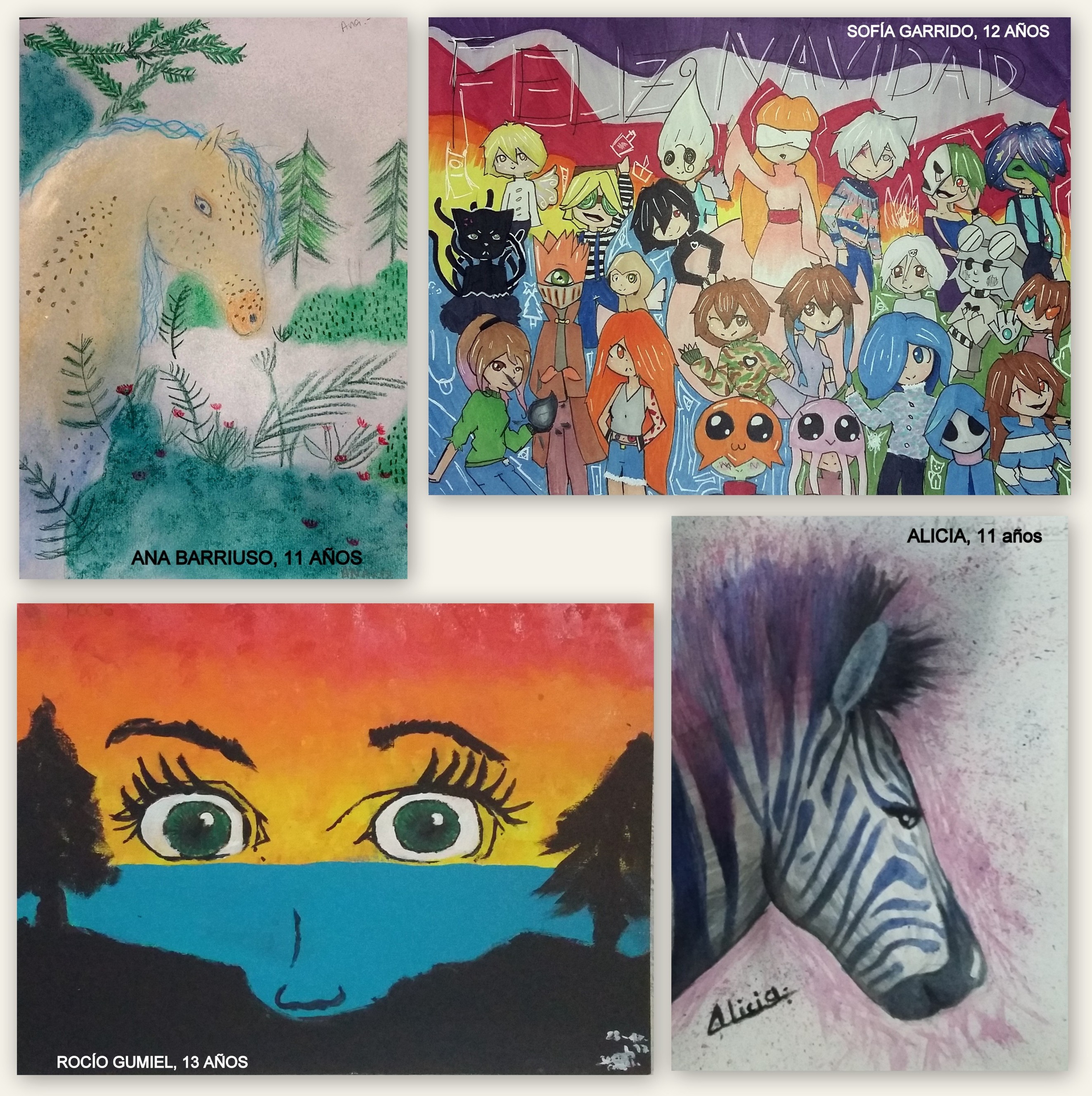 Las artistas de 11 a 13 años inauguran el año con estas maravillosas ...